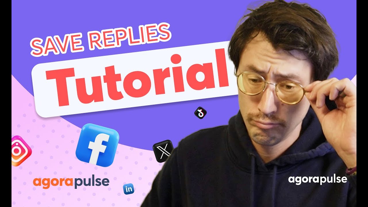 How to Use Saved Replies With Agorapulse - YouTube