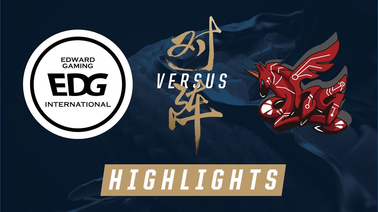 EDG vs AHQ Worlds Group Stage Match Highlights 2017 - YouTube