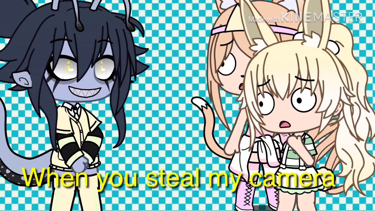 When you steal my camera | Gacha life - YouTube