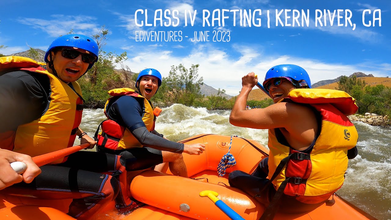 Class IV Rafting - Kern River, CA - YouTube