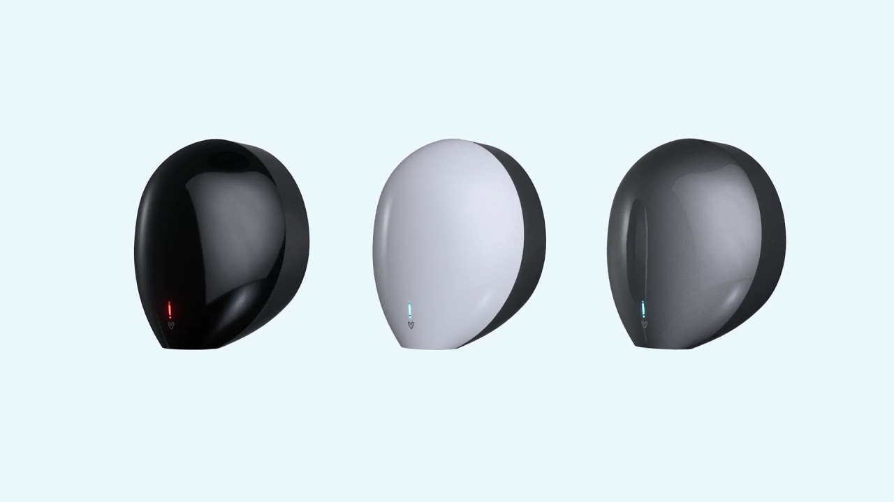 Citron Hygiene Pebble Mini Hand Dryer - YouTube