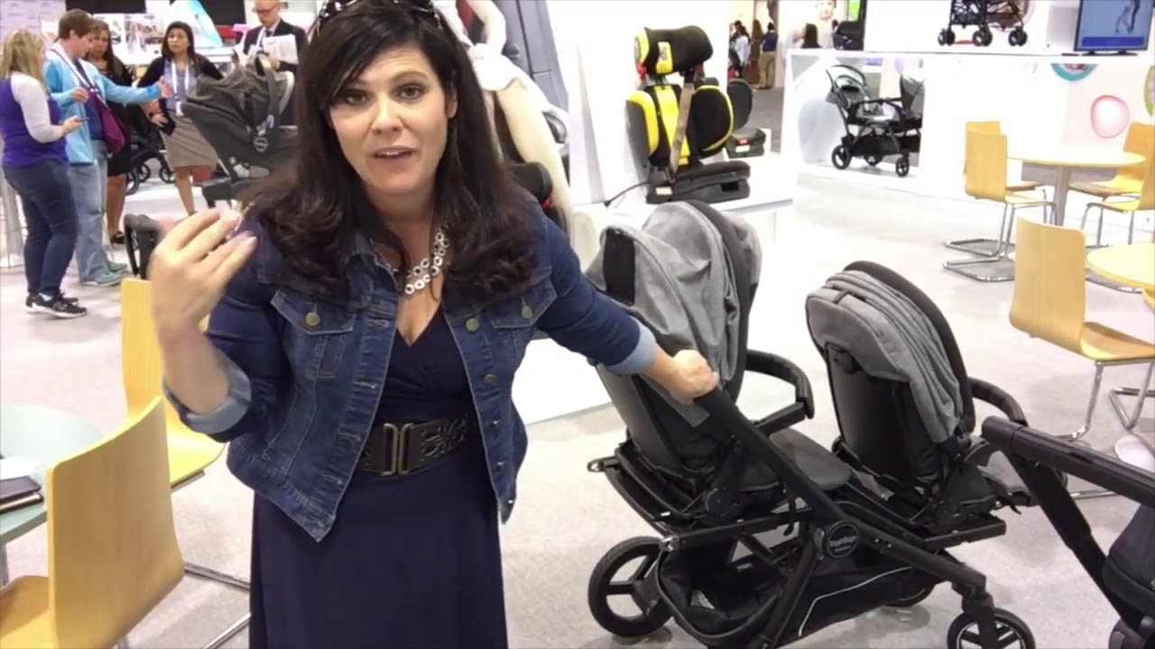 NEW Peg Perego TEAM Double Stroller Sneak Peek with Baby Gizmo - YouTube