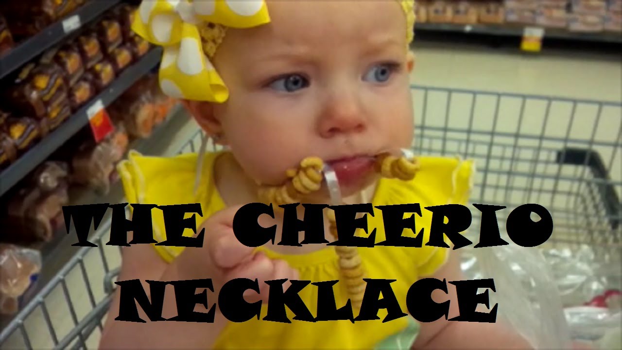 THE CHEERIO NECKLACE DISTRACTION! (DAY 50) - YouTube