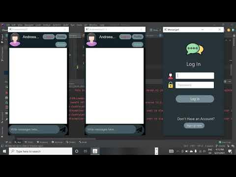 Chat Application JavaFx - YouTube