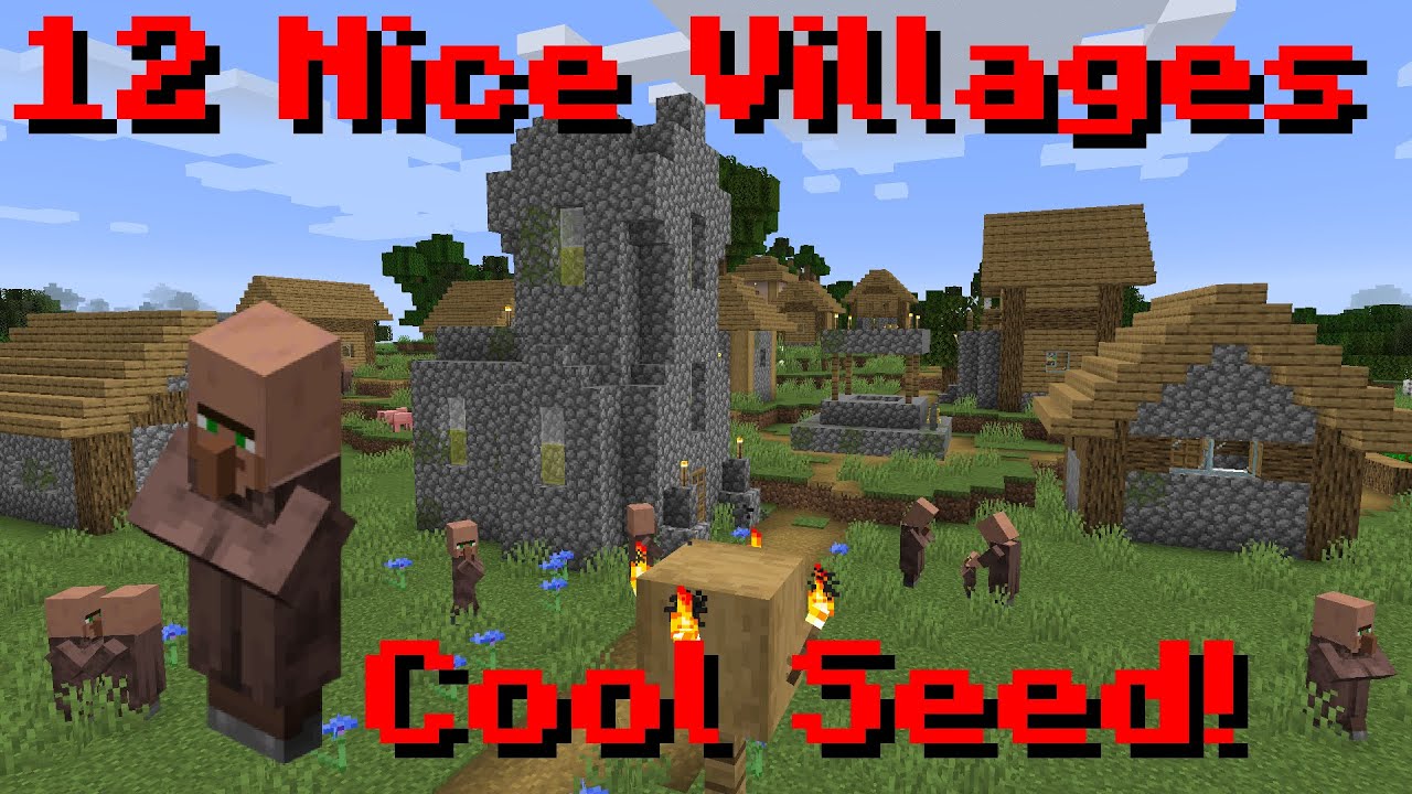 Minecraft 1.17 Seed: 12 Huge Villages in 1 Biome at Spawn! - Java ...