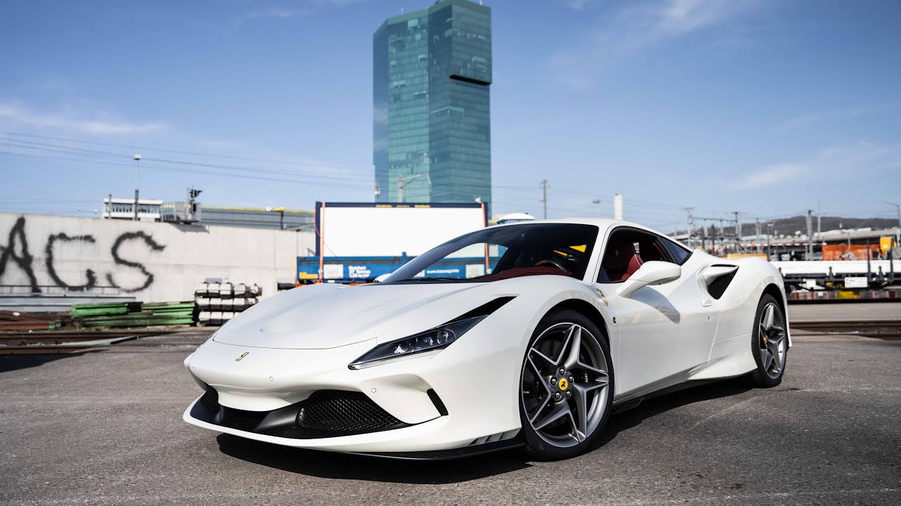 White Ferrari F8 Tributo || Walkaround || Autowelt Schweiz AG - YouTube