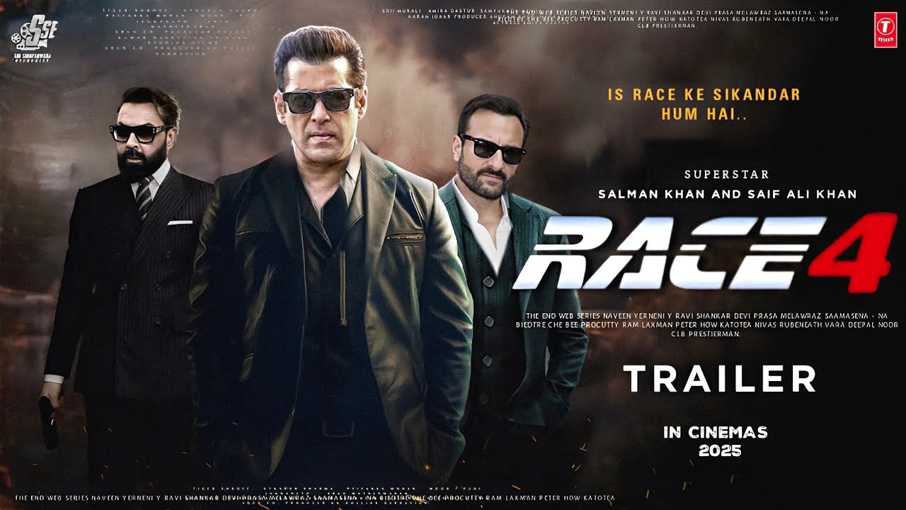 Race 4 Official Trailer | Salman Khan | Saif Ali Khan | Bobby Deol ...