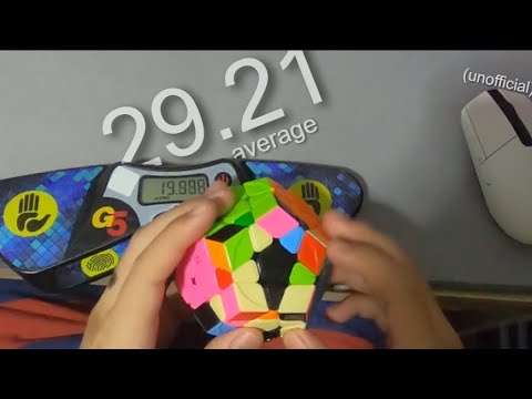 29.21 megaminx average - YouTube
