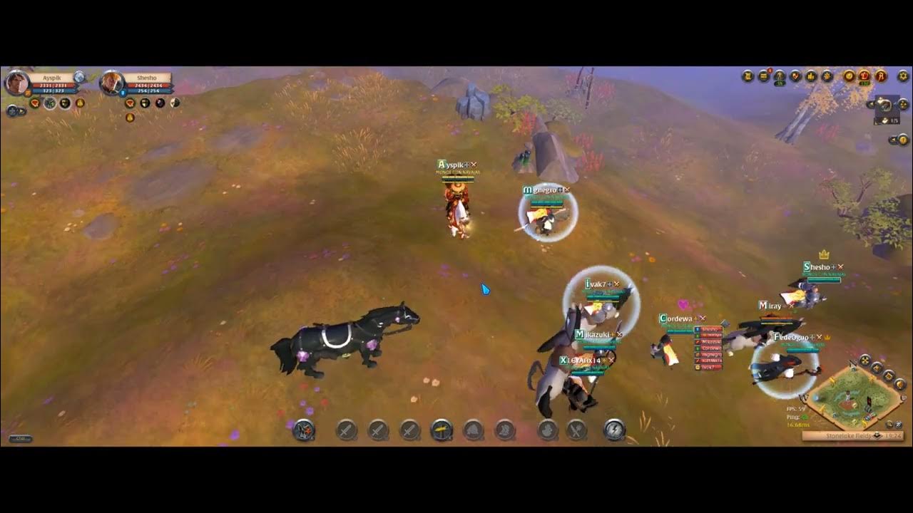 Monos con navaja (4 plano) vs 8 equi - servidor europe - Gremio Monos con Navaja - Albion Online ...
