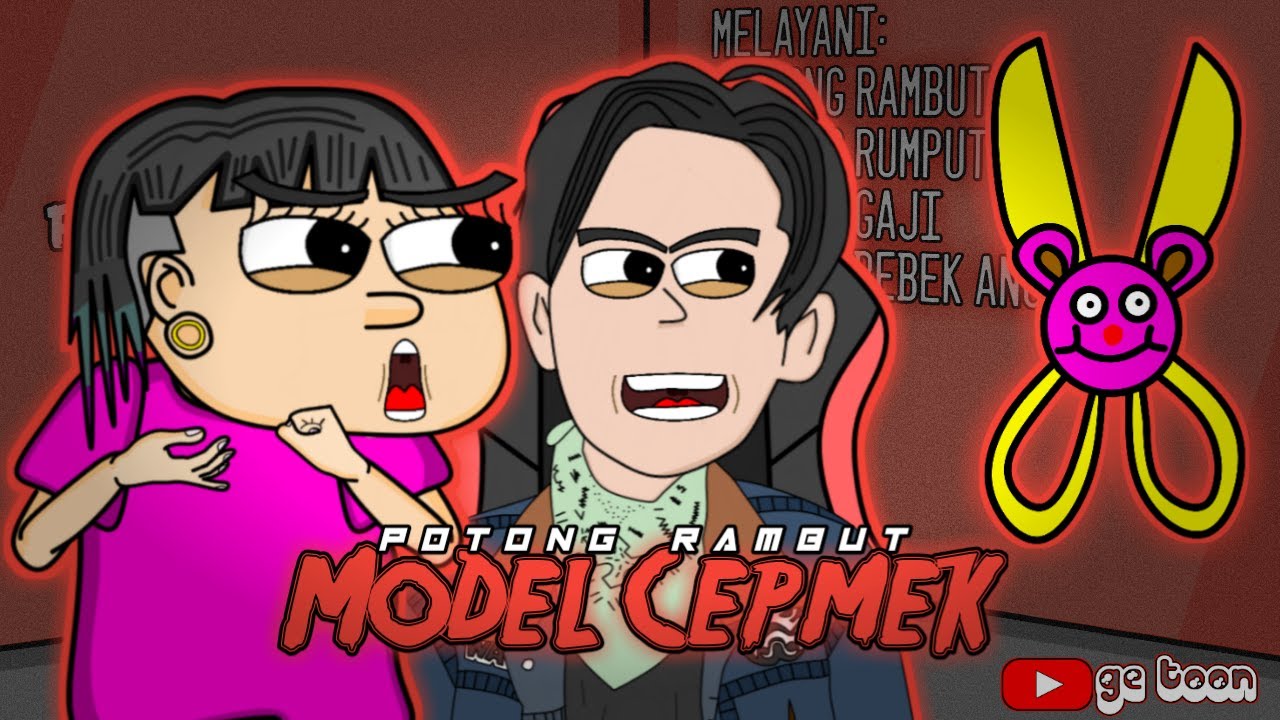 POTONG RAMBUT CEPMEK!!!KAMU NANYA???(KARTUN LUCU) - YouTube