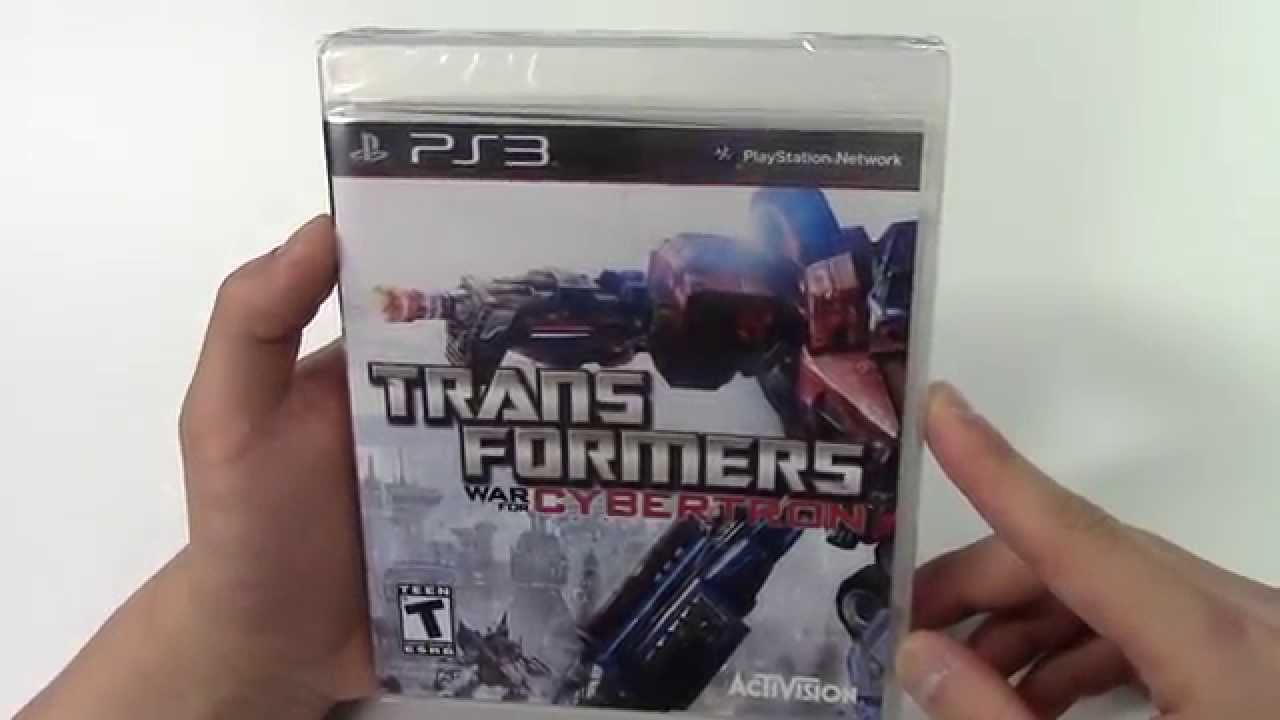 Transformers: War for Cybertron (PS3) Unboxing!! - YouTube
