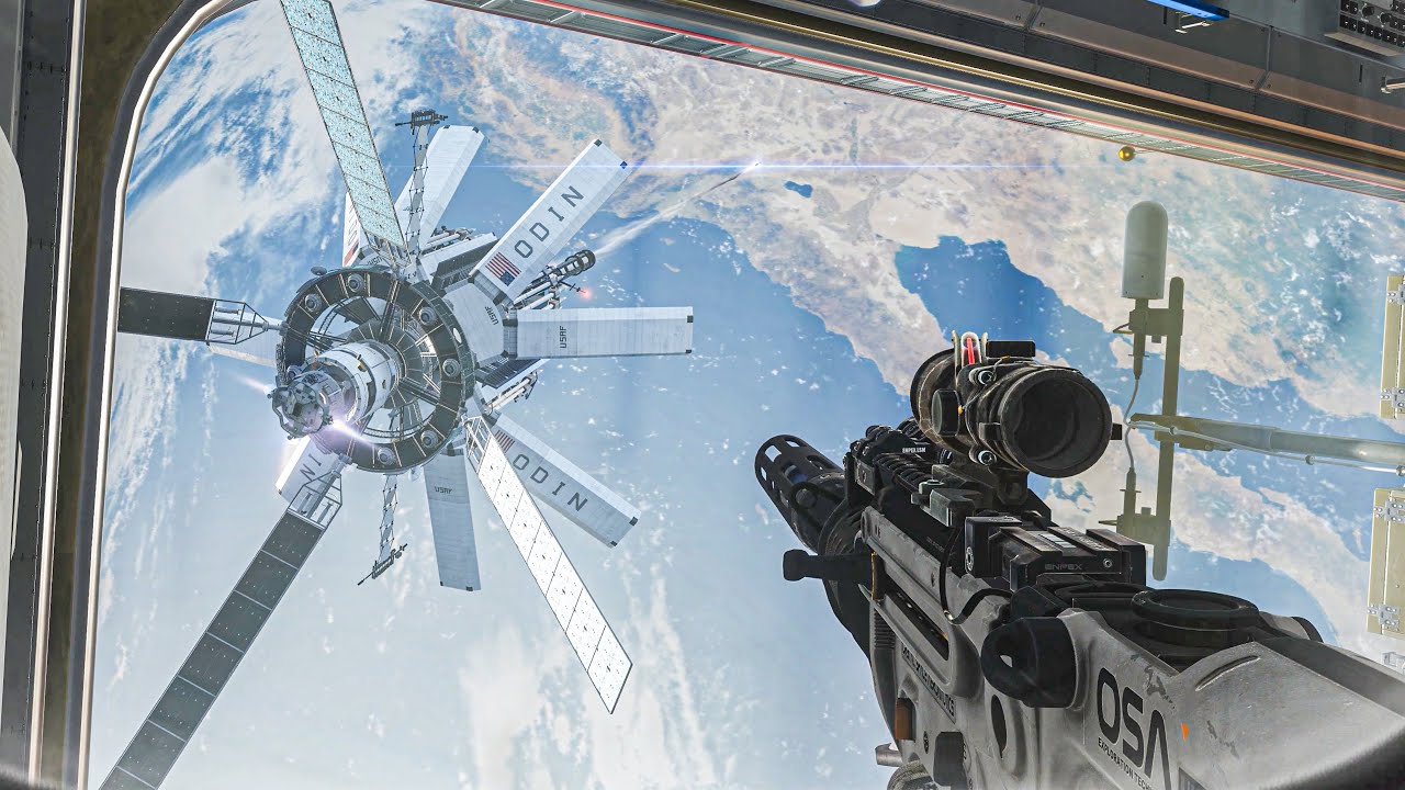 USA ODIN Orbital weapon Hijacked | Call Of Duty Ghosts MAX 4K Ghraphics ...