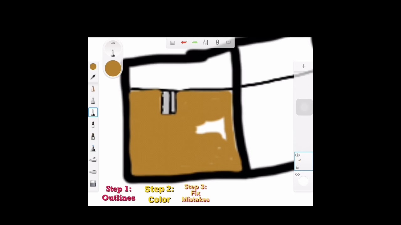 How to Draw A Minecraft Chest by Nihal - YouTube