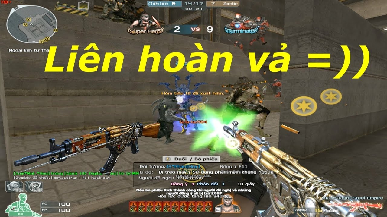 [ Bình Luận CF ] VIP mới nhất - AK47-Knife Steel Empire - Tiền Zombie ...
