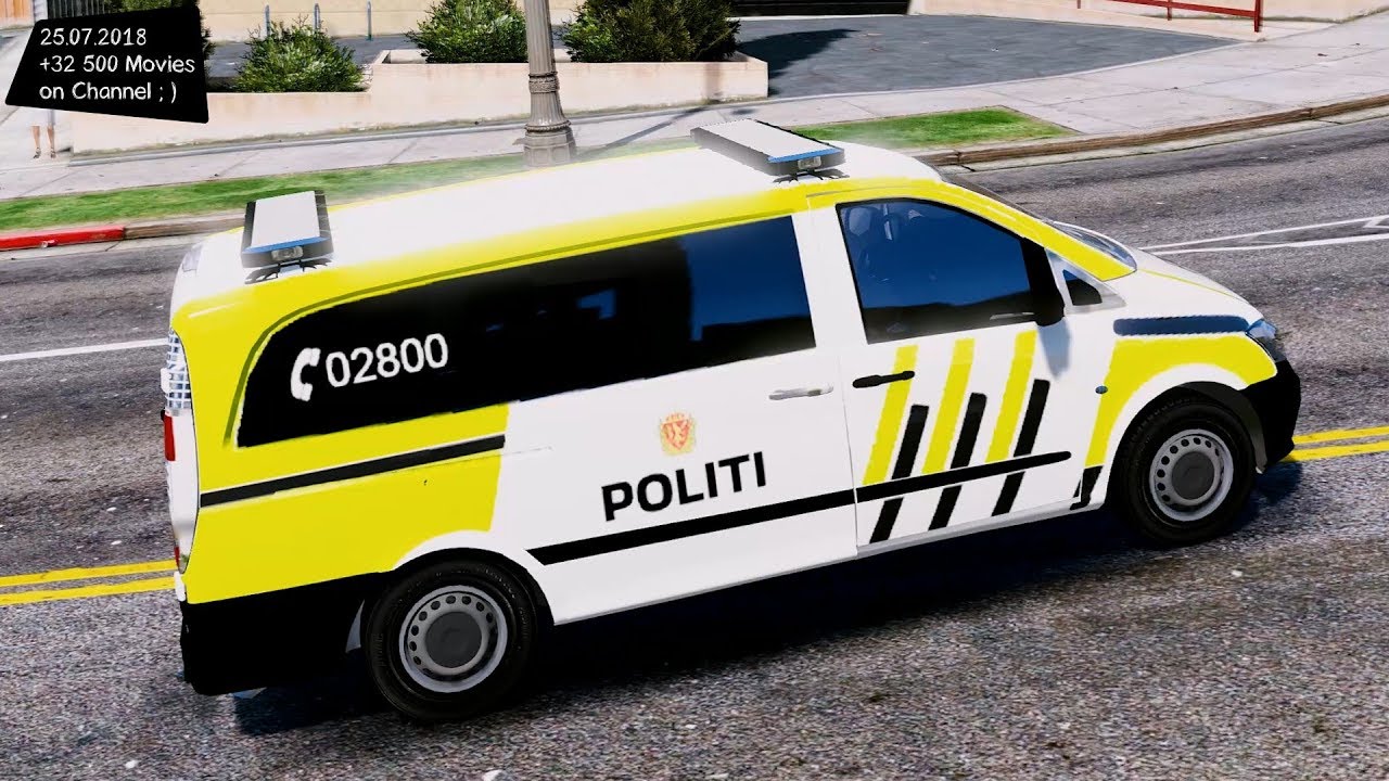 Norwegian Police Vito / Norsk Politi Vito Test Drive GTA V _REVIEW ...