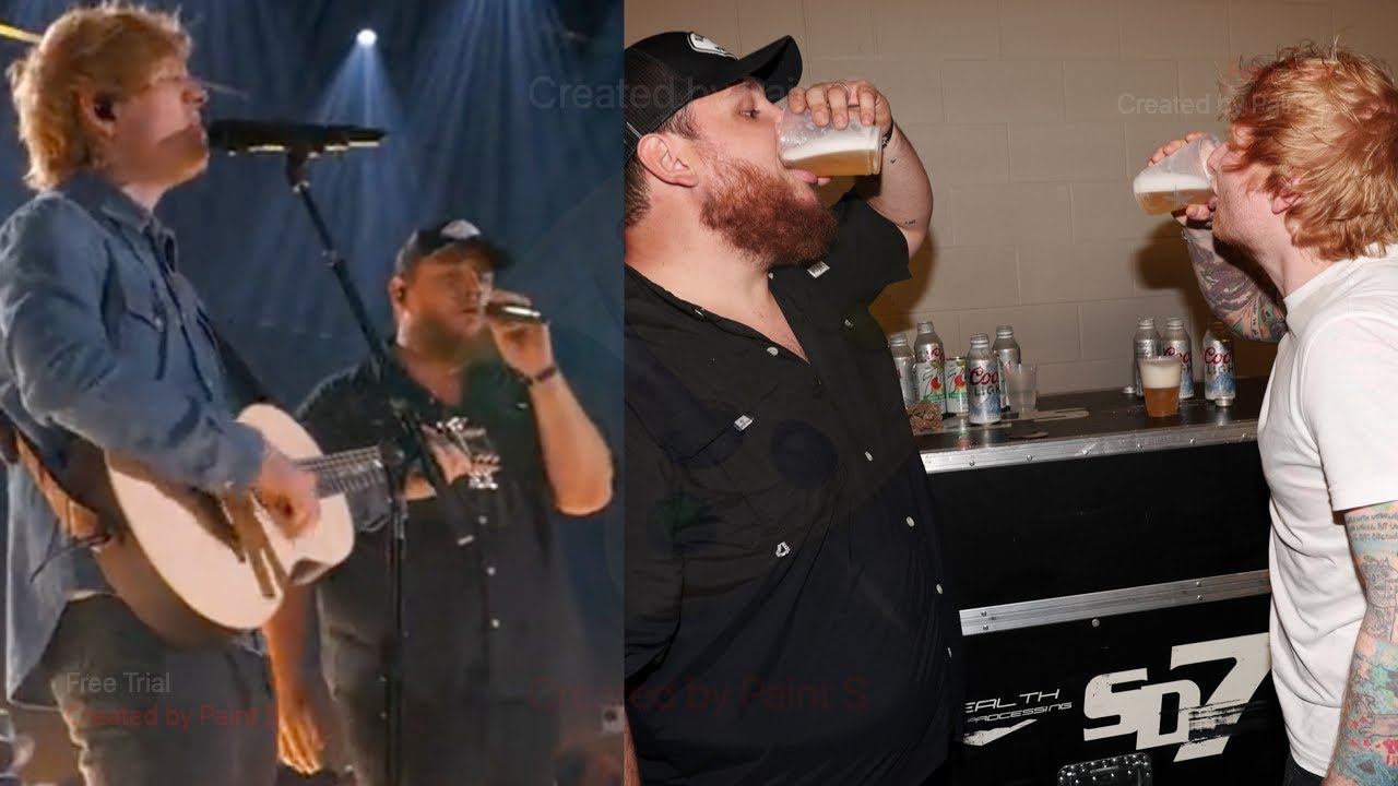 Ed Sheeran's 'Knackered' 'Life Goes On' With Luke Combs - YouTube