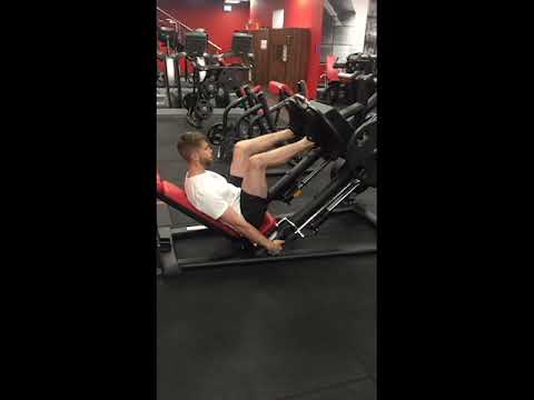 45 DEGREE LEG PRESS SETUP AND EXECUTION - YouTube