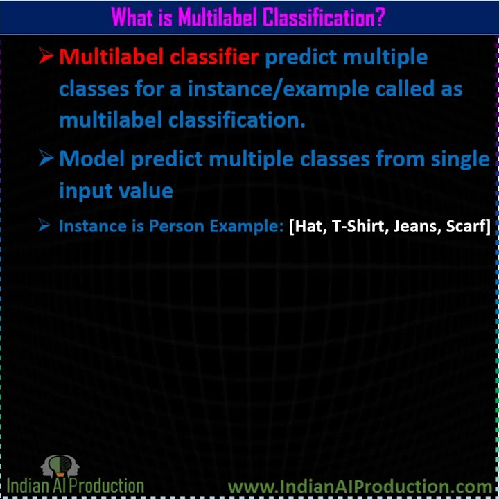 #84 What is Multilabel Classification & Which algorithms used it | ML Interview Question - YouTube