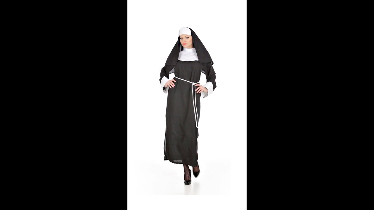 4459 - "NUN TERESA" (robe, belt, headpiece) - YouTube