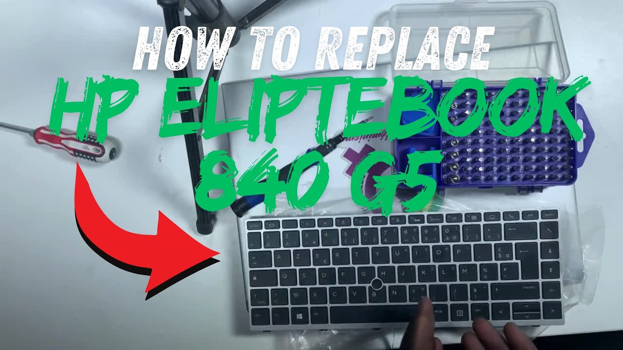 How to Replace the Keyboard on an HP EliteBook 840 G5 | 4K Step-by-Step ...
