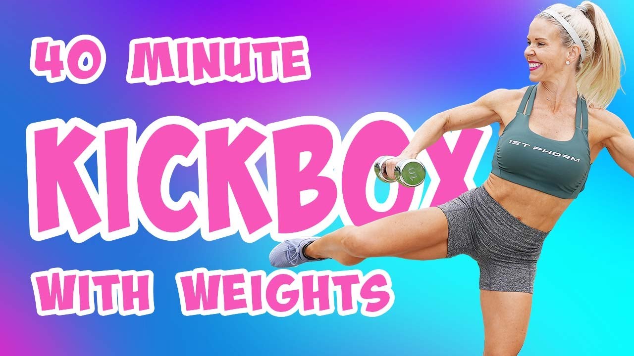 40 MINUTE KICKBOXING AND STRENGTH WORKOUT | Full Body Cardio & Power ...