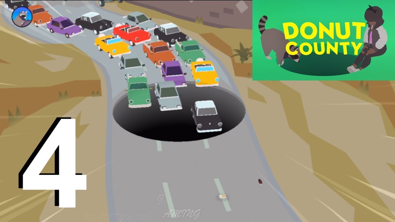 Donut County THE RACCOON CHIEF PART 4 Gameplay Walkthrough - iOS ...