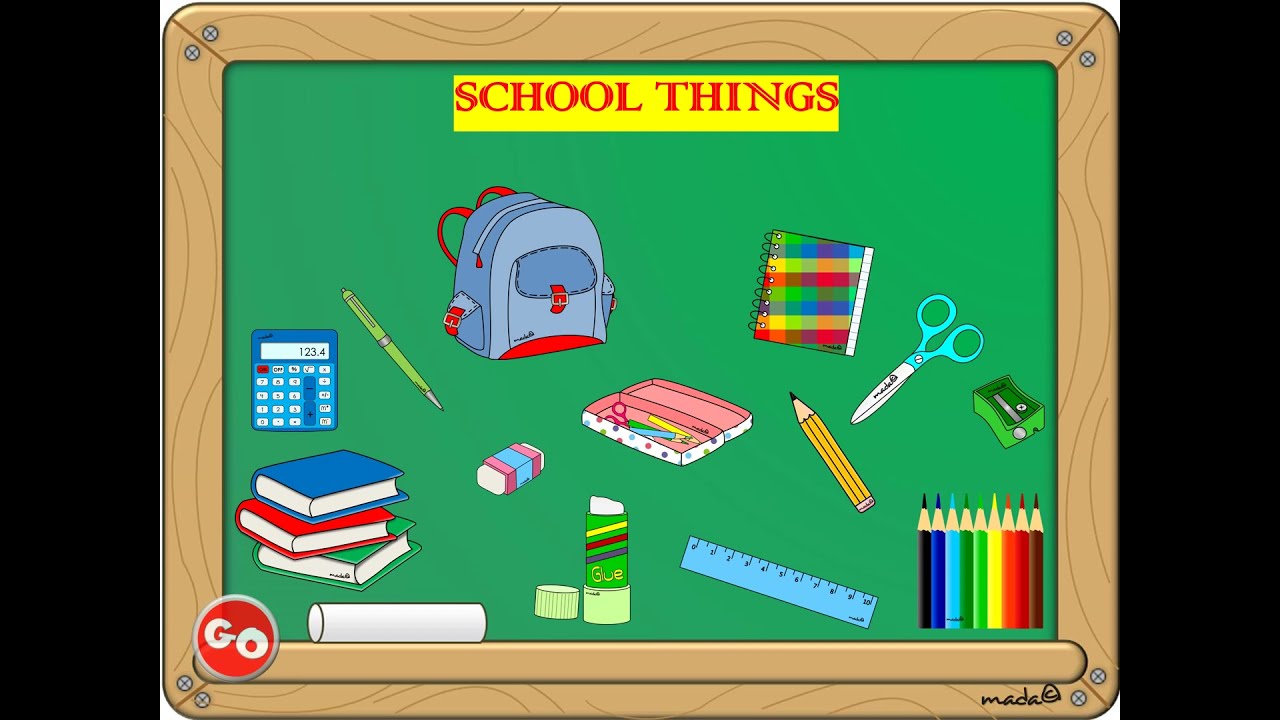SCHOOL THINGS - POWERPOINT - YouTube