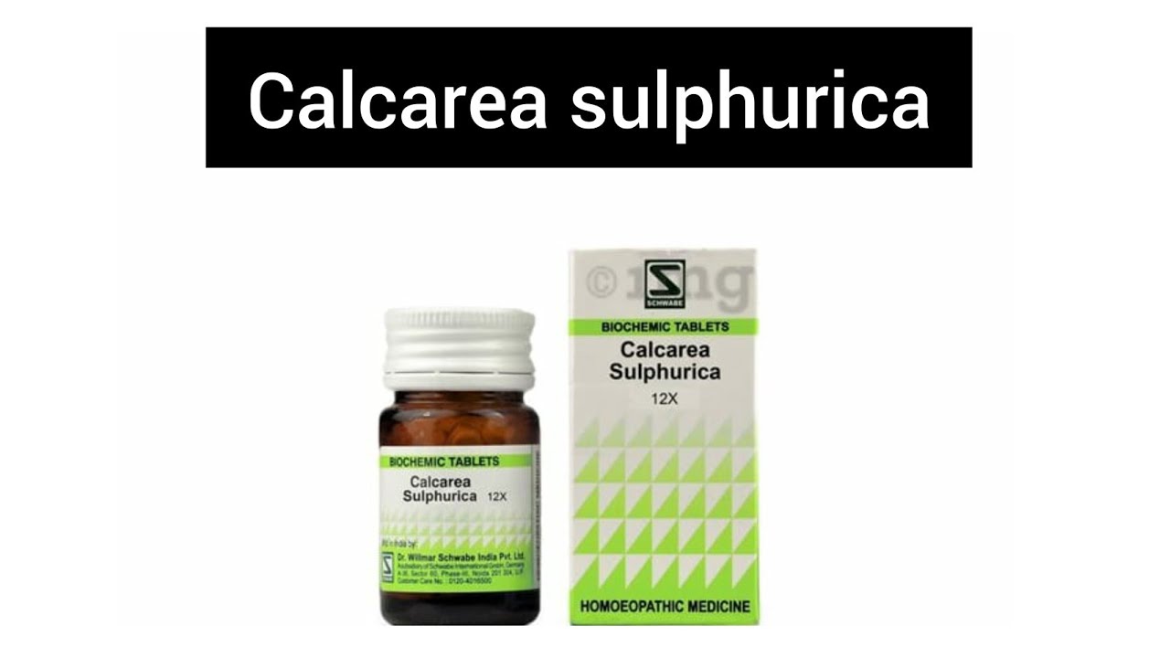 calcarea sulphurica materia medica - YouTube