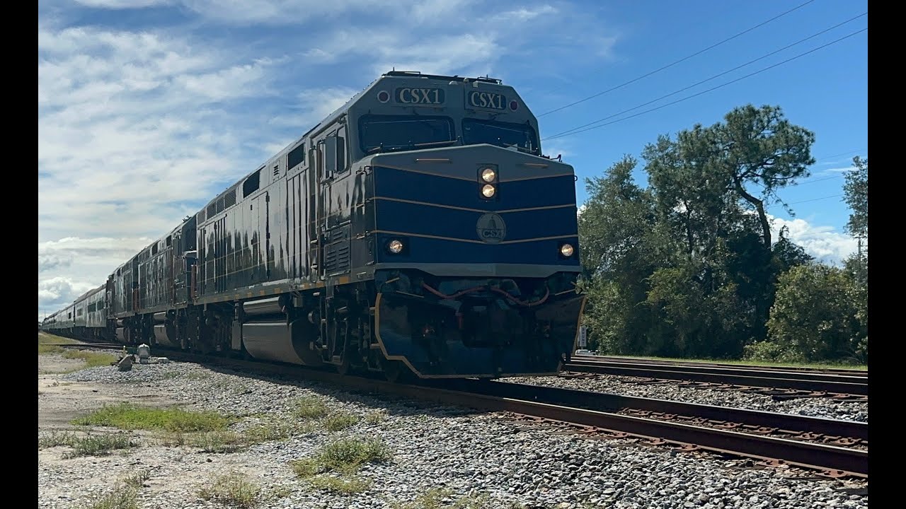 Railfanning At Taft FL + Hornshows FT: The CSX OCS 10/10/25 - YouTube