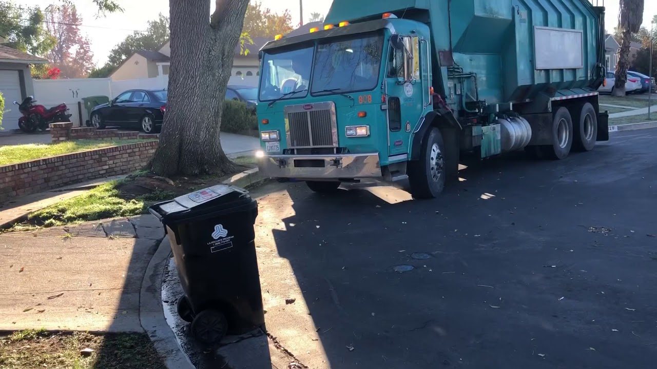 A Diesel Truck Revving Hard On Trash - YouTube