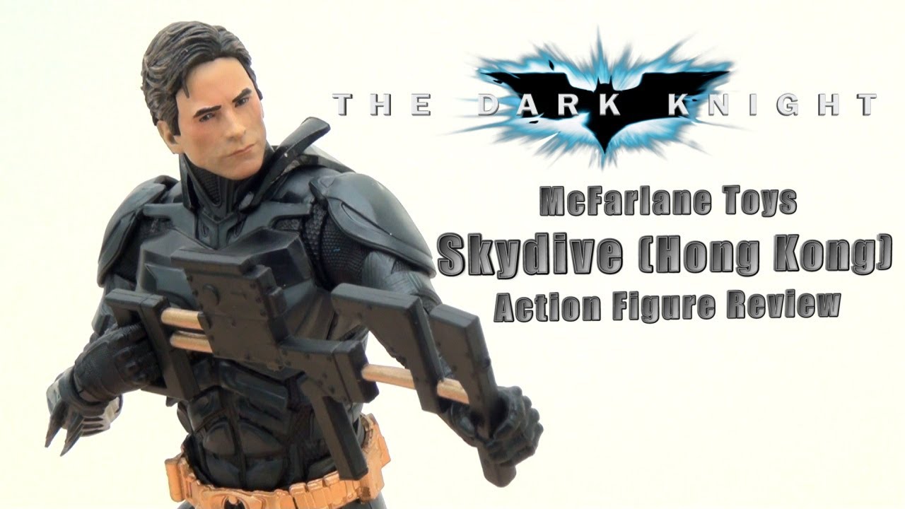 McFarlane Toys Dark Knight Hong Kong Skydive action figure review - YouTube