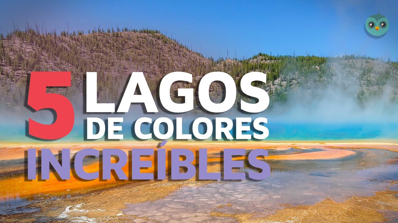 5 lagos de colores increíbles que no parecen reales - YouTube