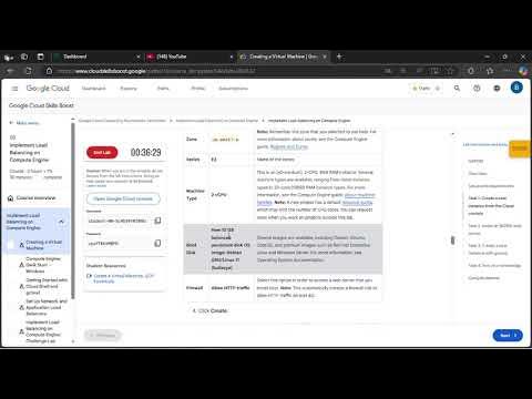 Creating a Virtual Machine - GSP001 - H561W - 2024 - YouTube