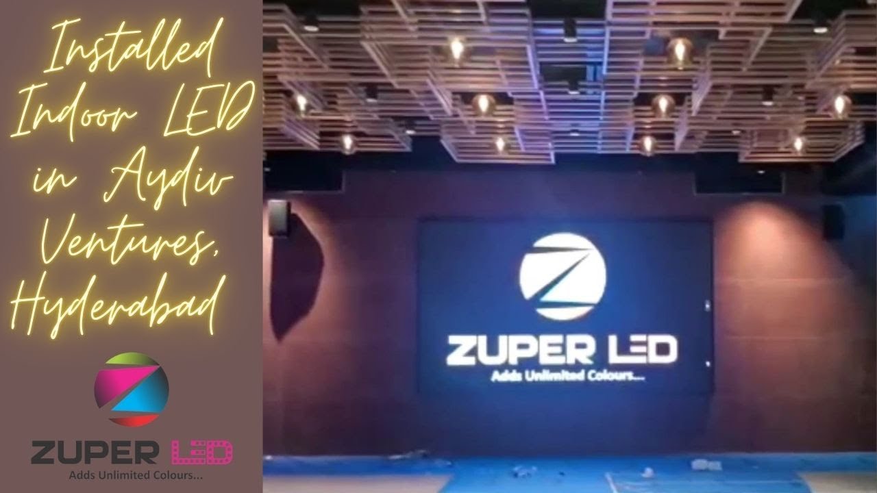 Indoor LED installation in Aydiv Ventures, Hyderabad | Zuper LED - YouTube
