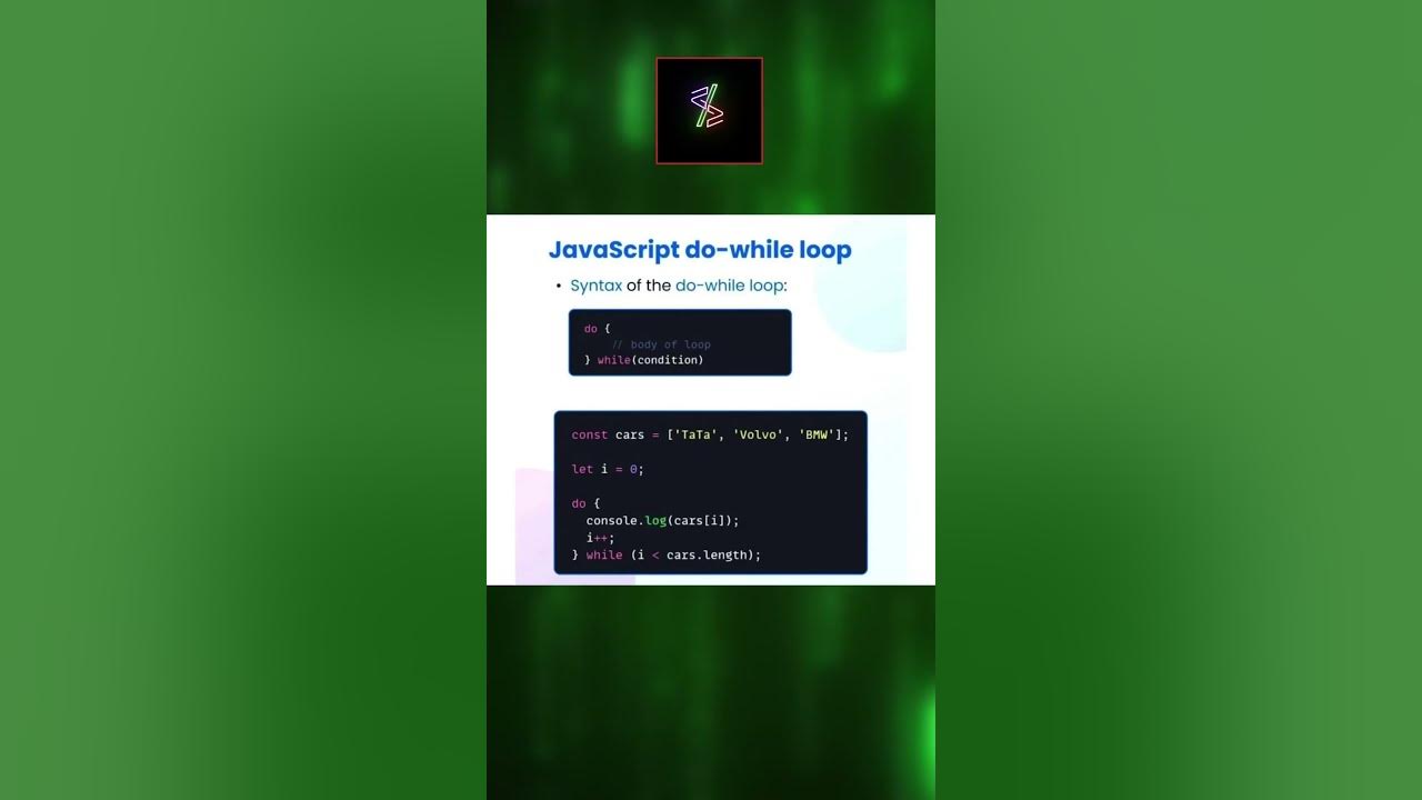 Loops in JavaScript | 7 Types of Loops Explained | जावास्क्रिप्ट Loops #JavaScript - YouTube