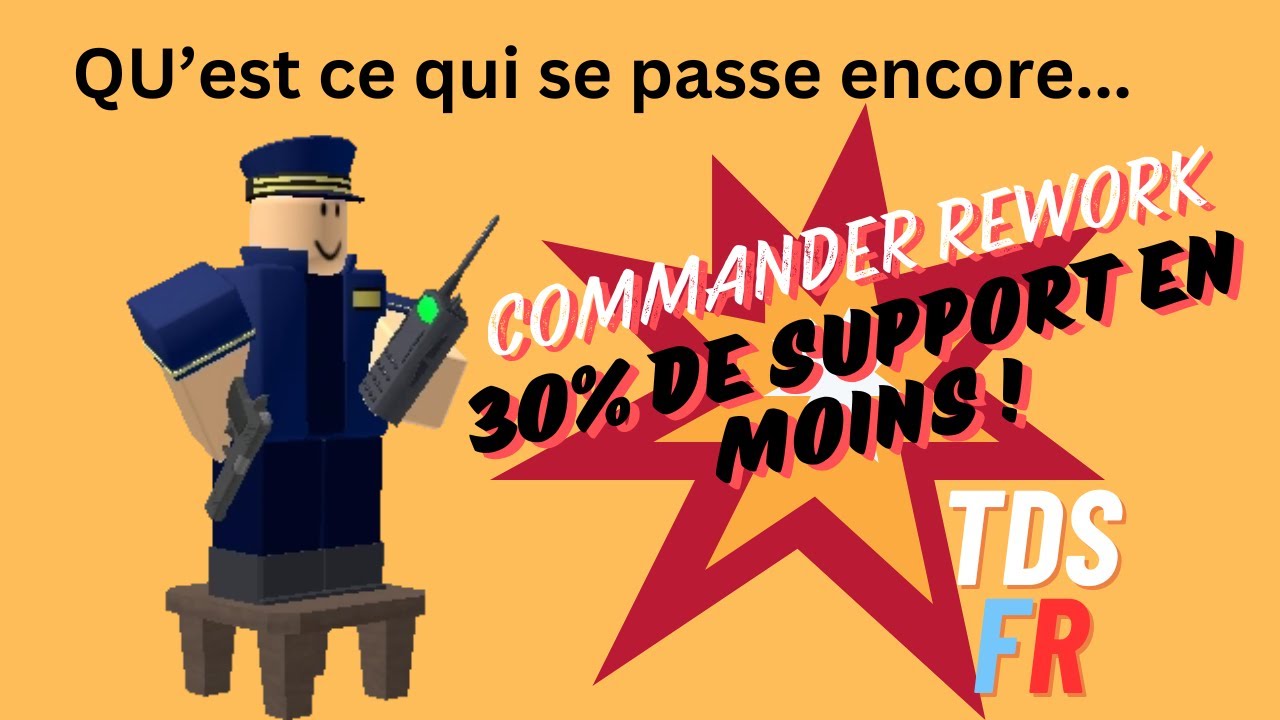 Je test le rework du commander (J'ai perdu btw... xp) [TDS FR] - YouTube