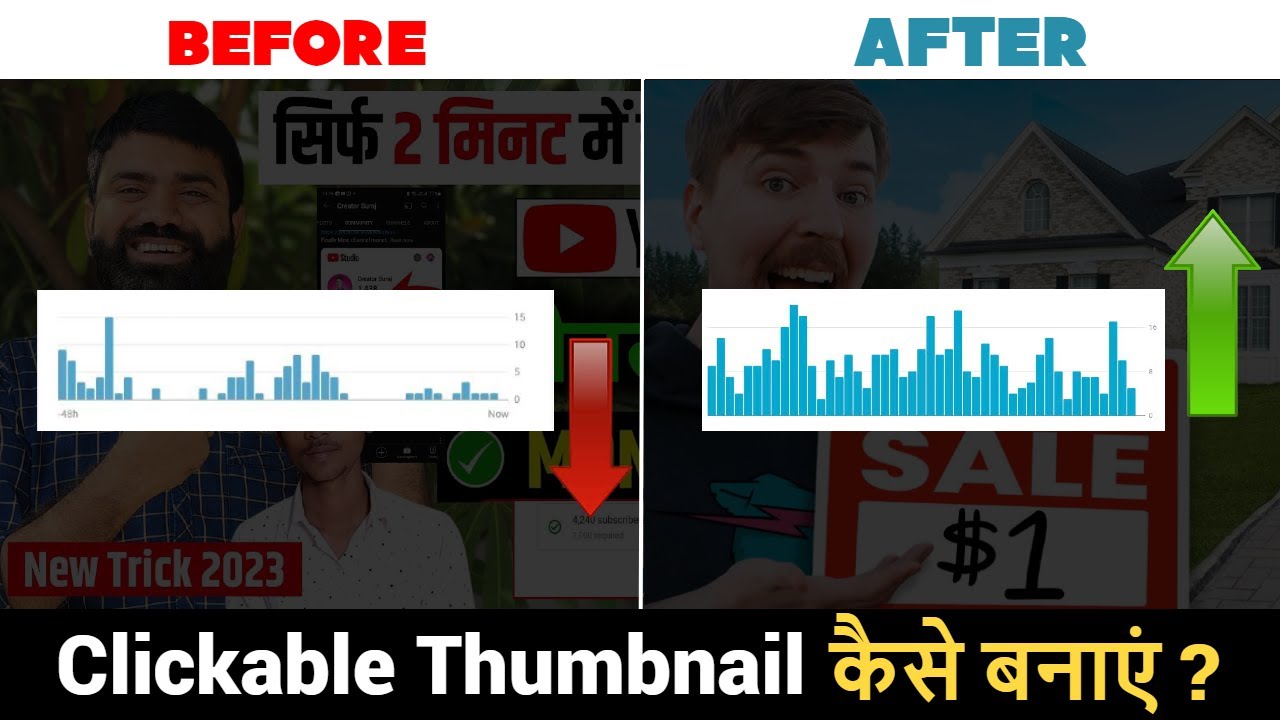 How to create clickable thumbnail | thumbnail kaise banaye #thumbnail ...