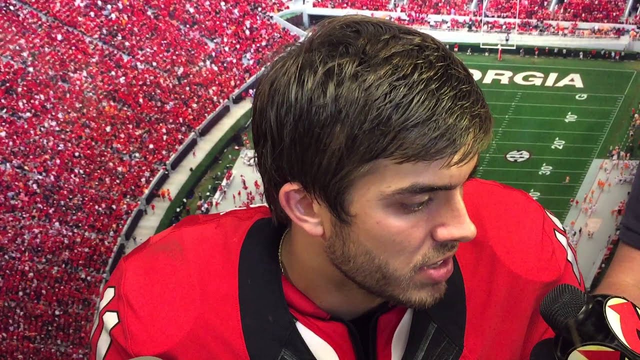 UGA QB Greyson Lambert talks NCAA record night vs. South Carolina 9.19. ...