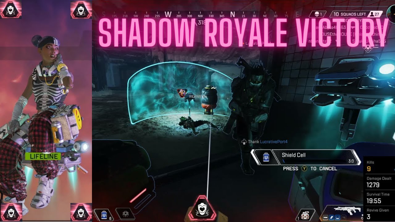 Sweet Victory In Shadow Royale | Apex Legends | Lifeline - YouTube
