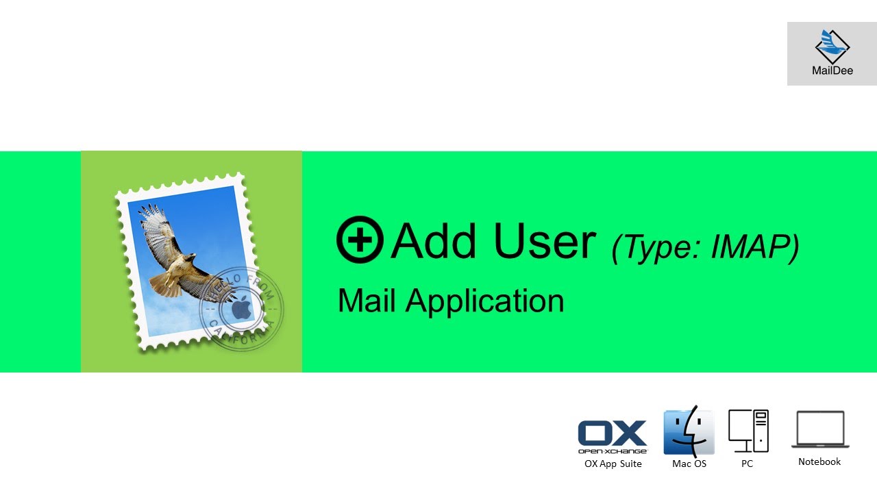 [MD] How to add account on Mail App for Mac (IMAP) - YouTube