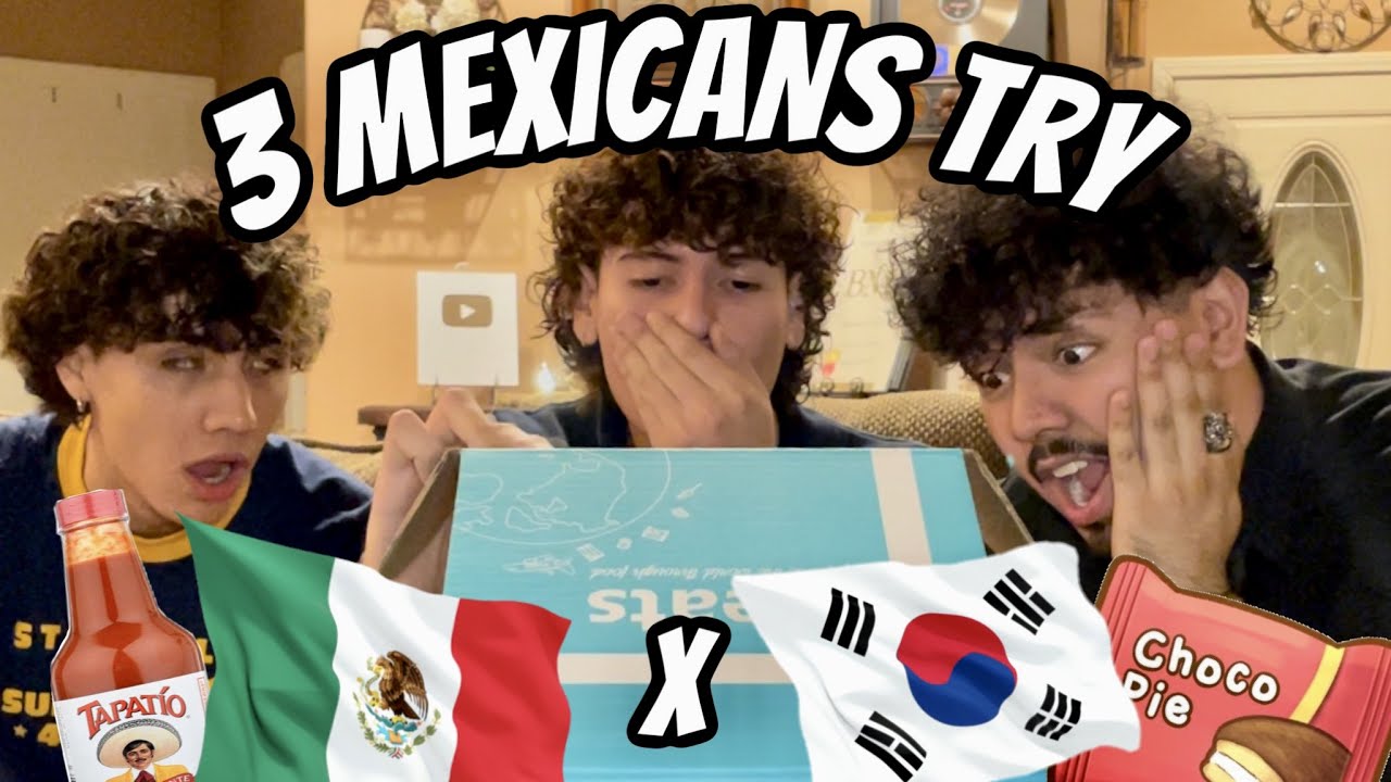 THREE MEXICANS TRY KOREAN SNACKS (first time) - YouTube