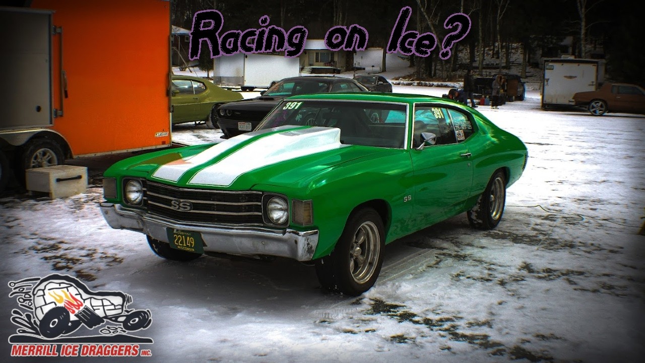 Drag Racing but on ice!! | Merrill Ice Drags - YouTube