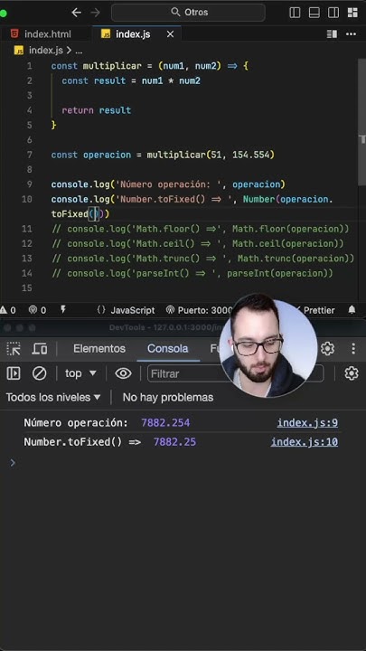 Cómo quitar o modificar decimales en JavaScript | #shorts #js #javascript #bootcamp # ...