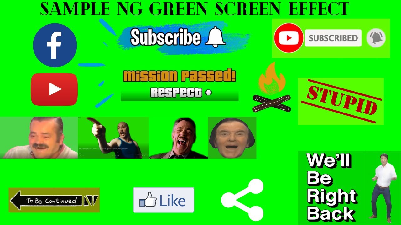 Green screen background effect Latest - (Gamers, Vloggers) kailangan ...