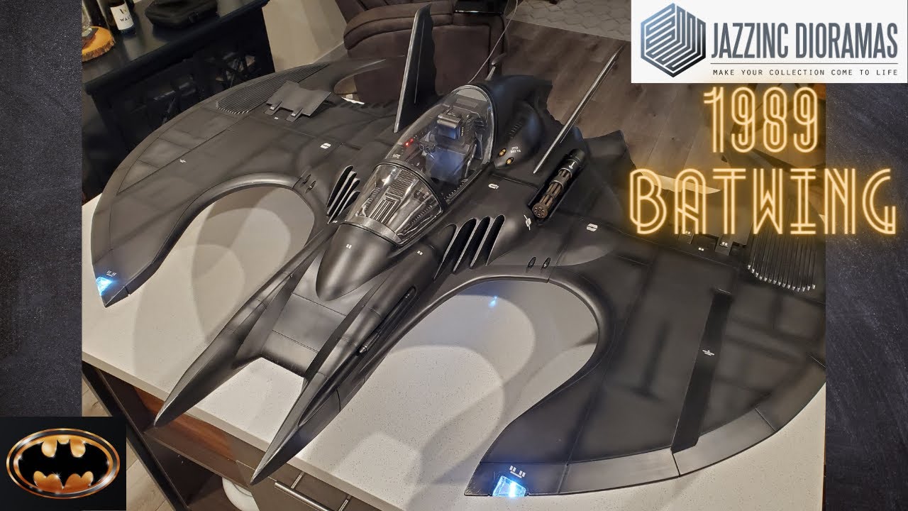 Jazzinc 1989 Batwing 1/6 Scale 89 Batman Keaton - YouTube
