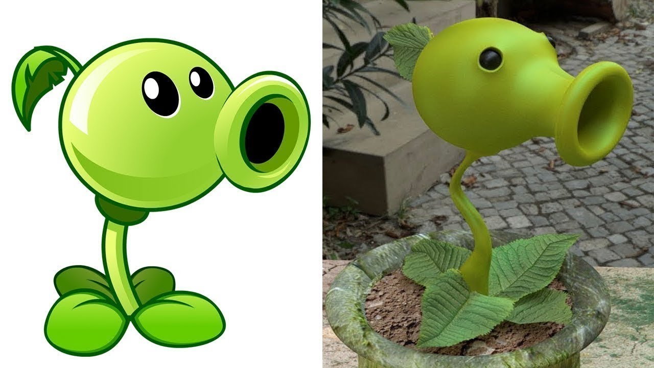 New Plants vs Zombies Fusion Cartoon Funny : Sonic.exe Peashooter Use ...