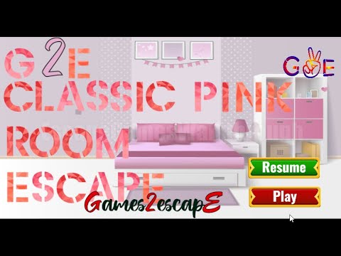 G2E Classic Pink Room Escape Walkthrough [Games2Escape] - YouTube