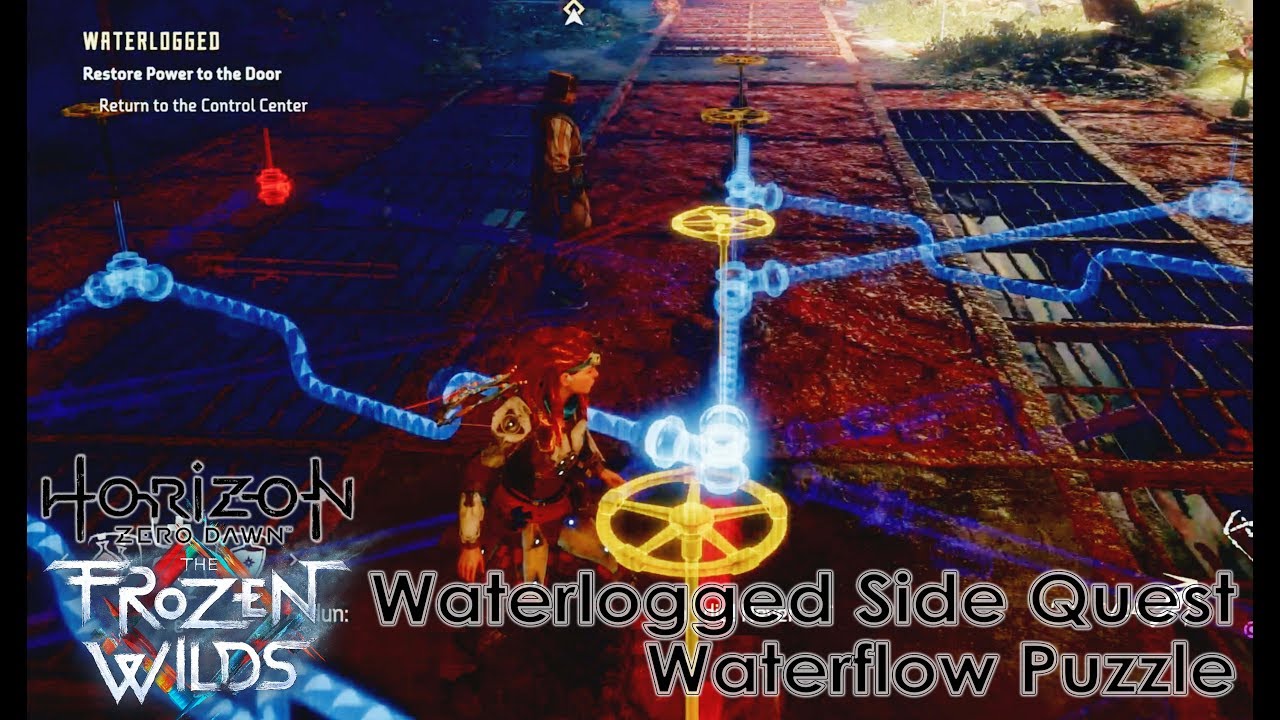 Horizon Zero Dawn The Frozen Wilds - Waterlogged Side Quest Waterflow ...