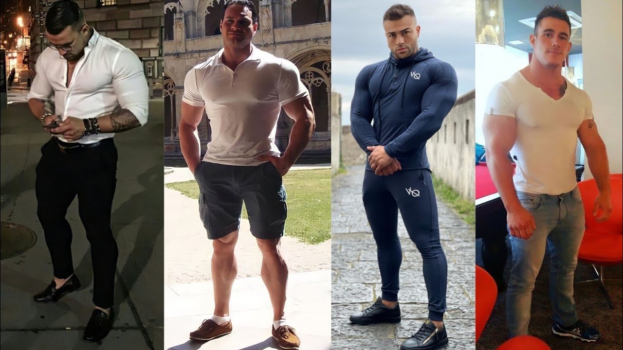 These Bodybuilder Looks So Handsome In Her Casual Outfit | @ZHFashion ...