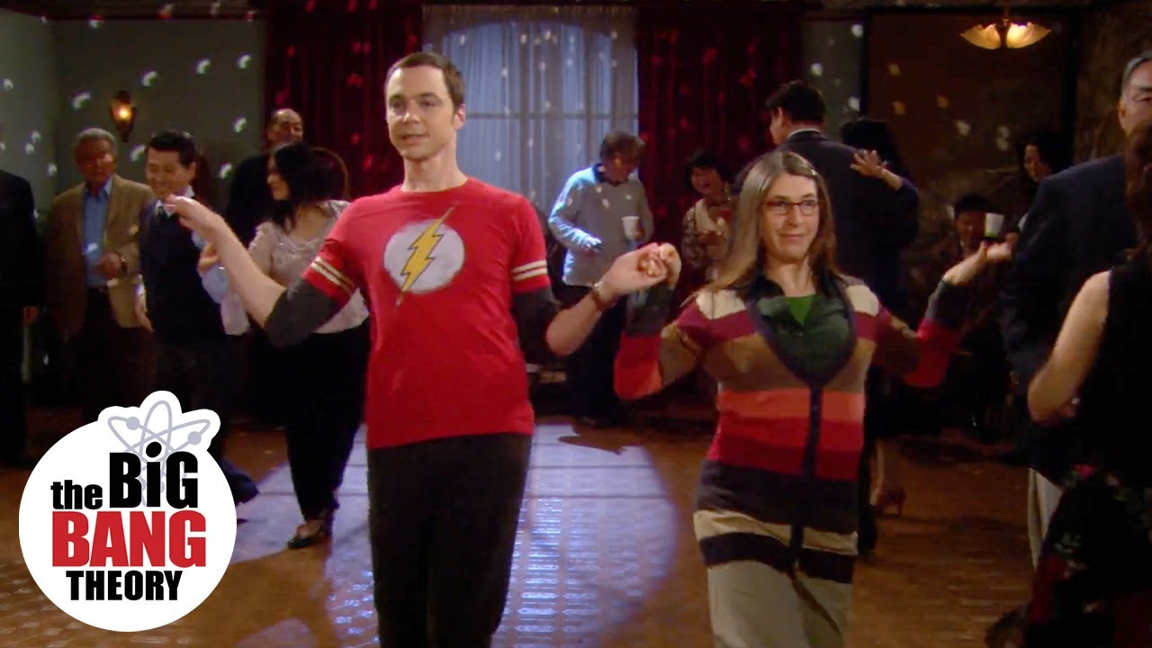 Sheldon and the Girls Go Dancing | The Big Bang Theory - YouTube